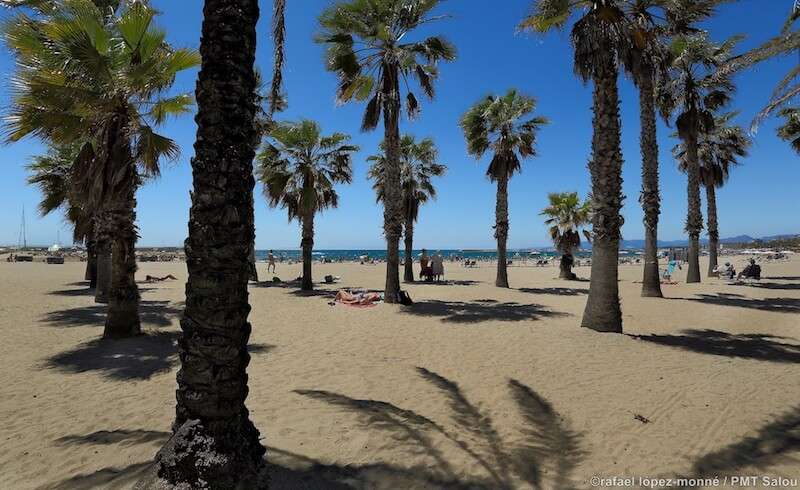 La plage du Ponent à Salou