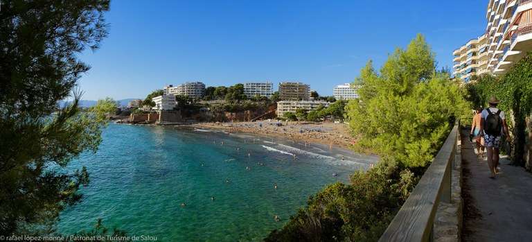 La plage Capellans à Salou