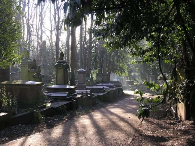 Cimetière Highgate de Londres