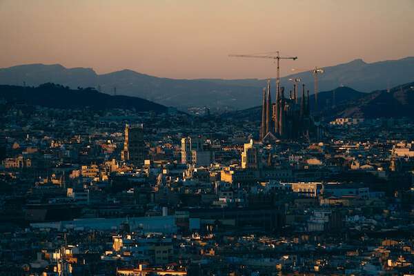 Vue de barcelone