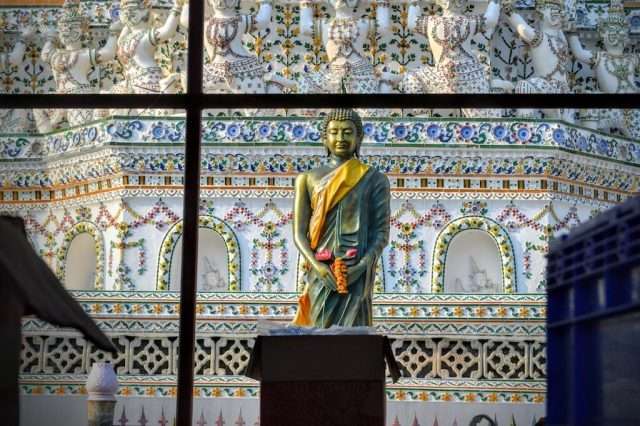 Statue bouddhiste lors d'une visite à Bangkok