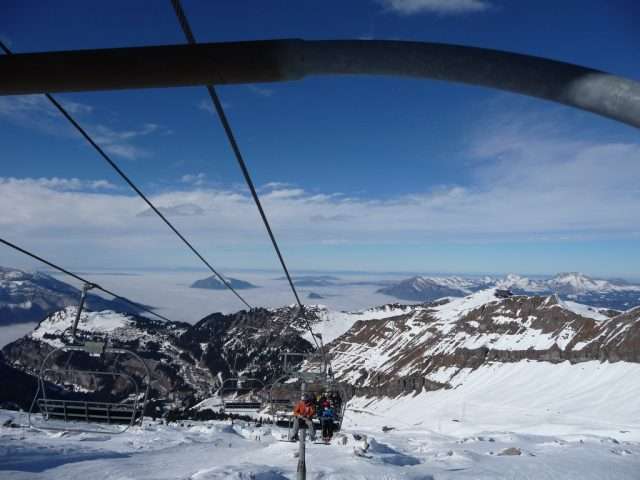 Télésiège montagne Flaine