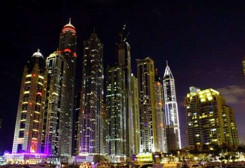 Marina Dubai Nuit