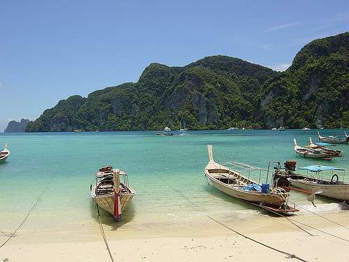 Thailande bateaux et mer 