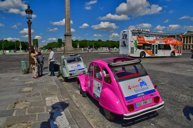 2CV paris rose