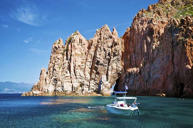 Calanques de Piana bateau