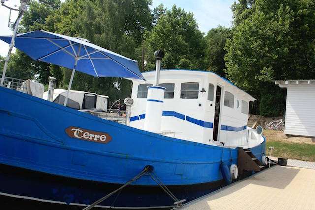 Bateau aménagé logement insolite