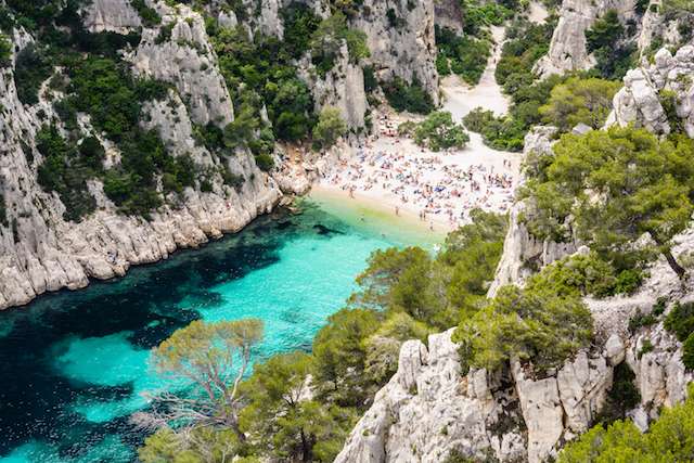 Calanque d'En-Vau à Marseille