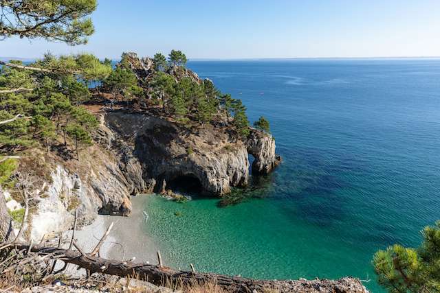 Plage Île Vierge à Saint-Hernot