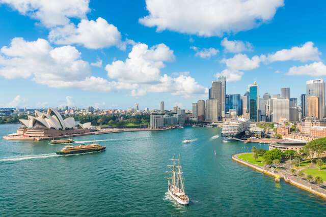 Sydney Opéra bateau buildings