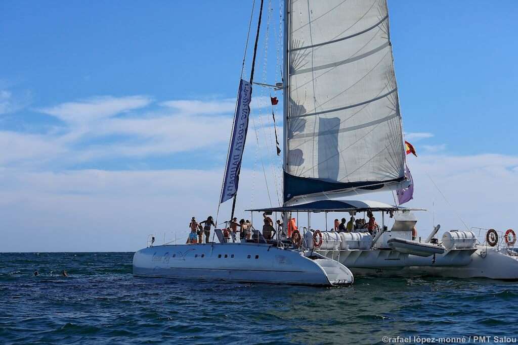 Faire du bateau à Salou