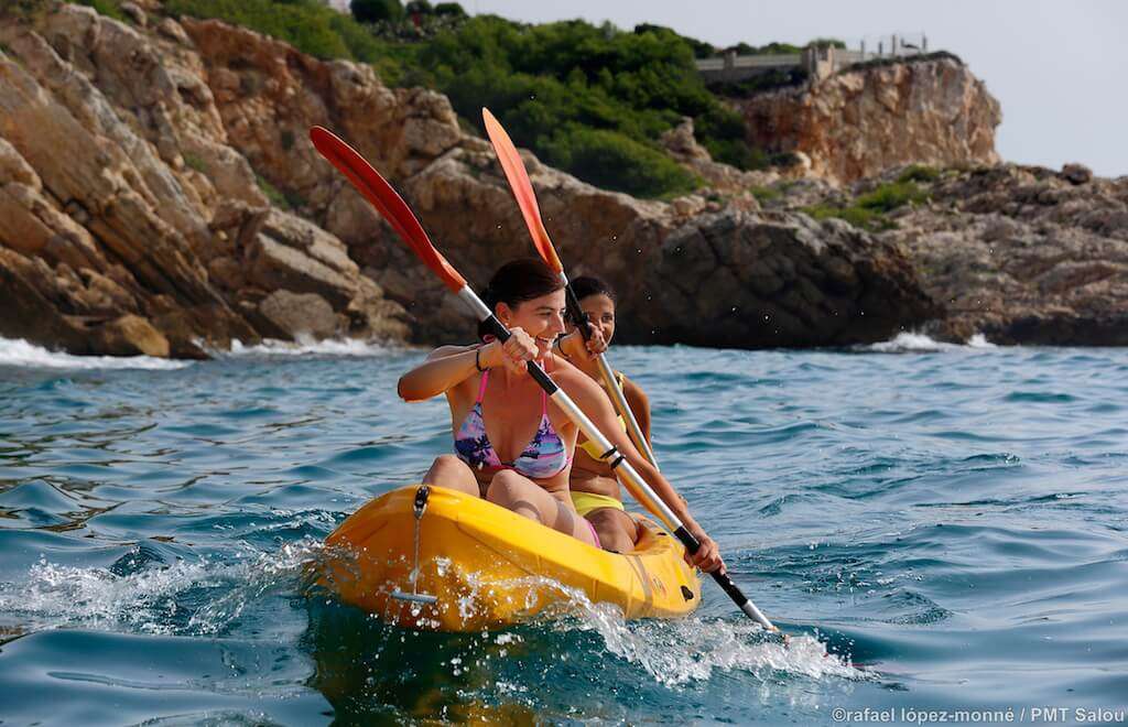 Faire du kayak à Salou