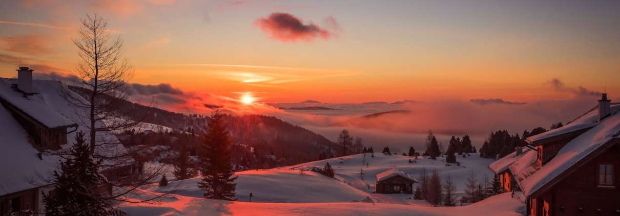 Alpes coucher de soleil