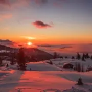 Alpes coucher de soleil