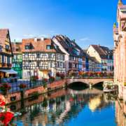 Colmar maisons fleurs colorées