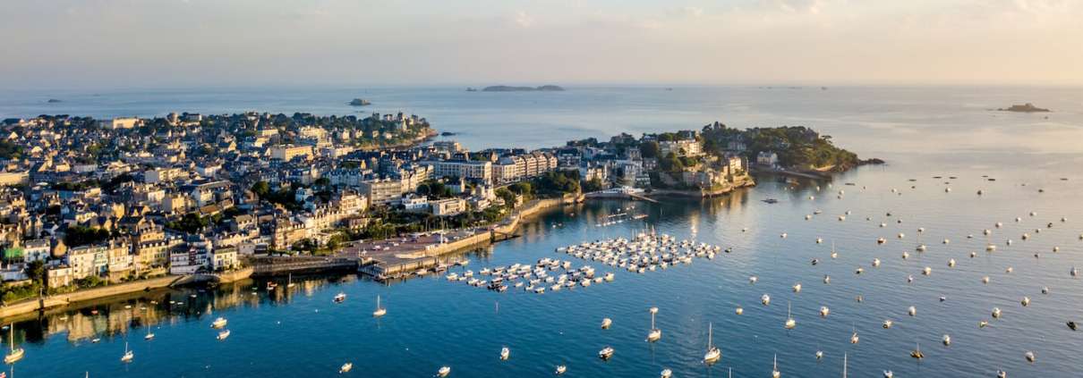 Dinard Bretagne vue aérienne