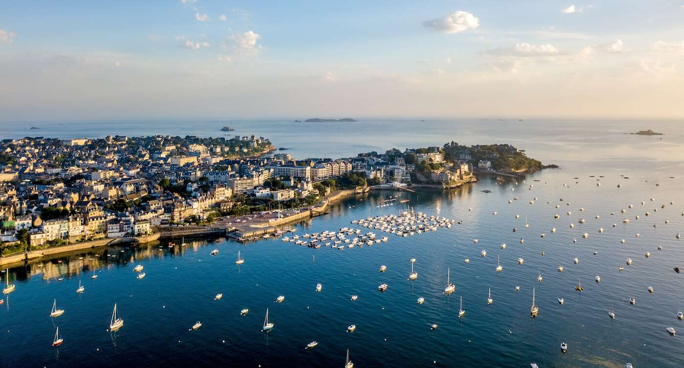 Dinard Bretagne vue aérienne