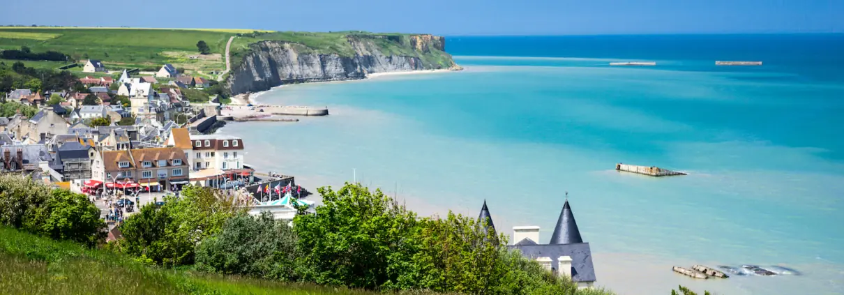 Normandie mer herbes côtes