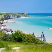 Normandie mer herbes côtes